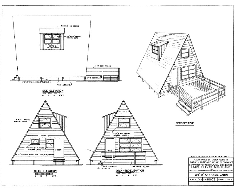 Low Cost A-Frame House Plans - EMSEKFLOL.COM